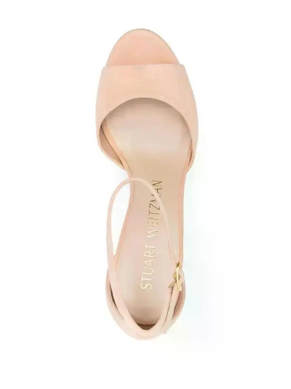 STUART WEITZMAN Platform Suede Sandals