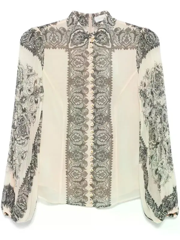 Zimmermann Sunray Pleated Blouse