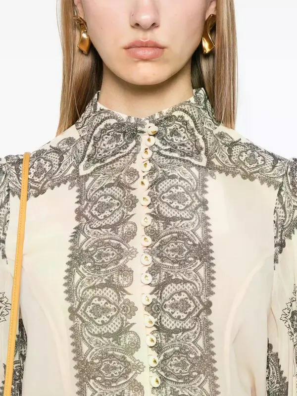 Zimmermann Sunray Pleated Blouse