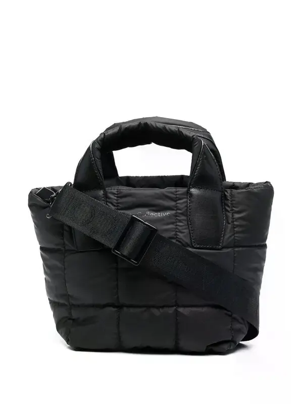 VEECOLLECTIVE Padded Mini Tote Bag - Black