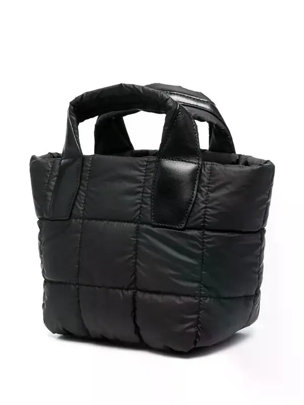 VEECOLLECTIVE Padded Mini Tote Bag - Black