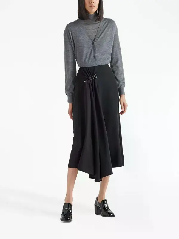 Prada V-neck Wool-cashmere Cardigan