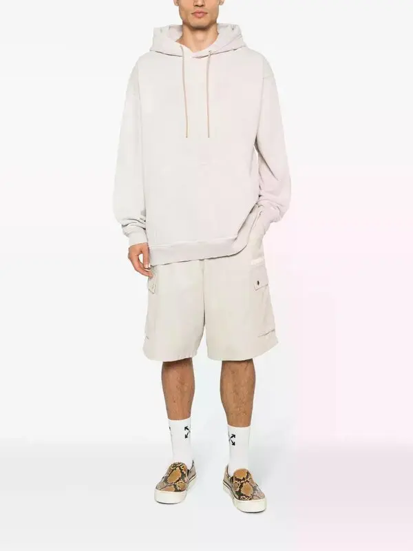 MSGM Tonal Logo-print Cotton Hoodie