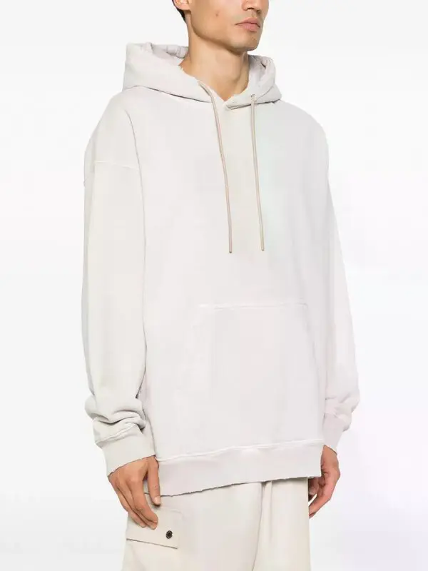 MSGM Tonal Logo-print Cotton Hoodie