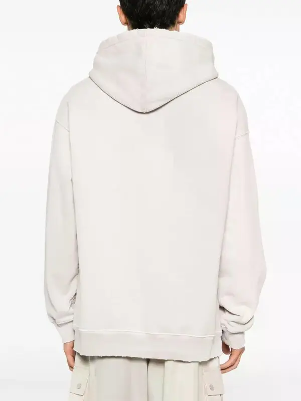 MSGM Tonal Logo-print Cotton Hoodie