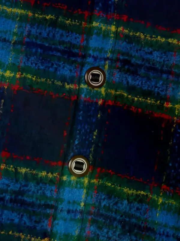 BRAIN DEAD Checked Flannel Shirt
