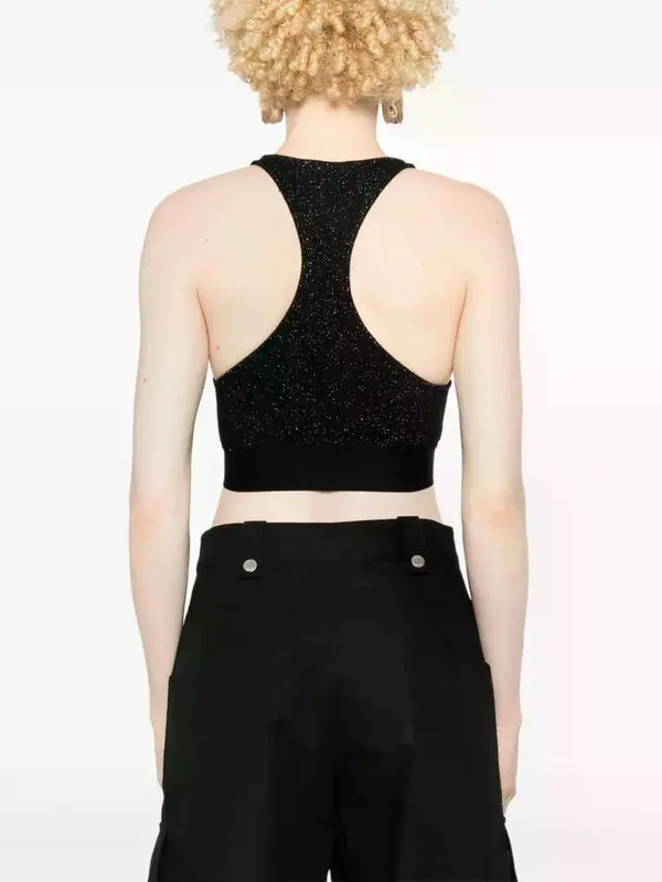 Palm Angels Lurex Crop Top