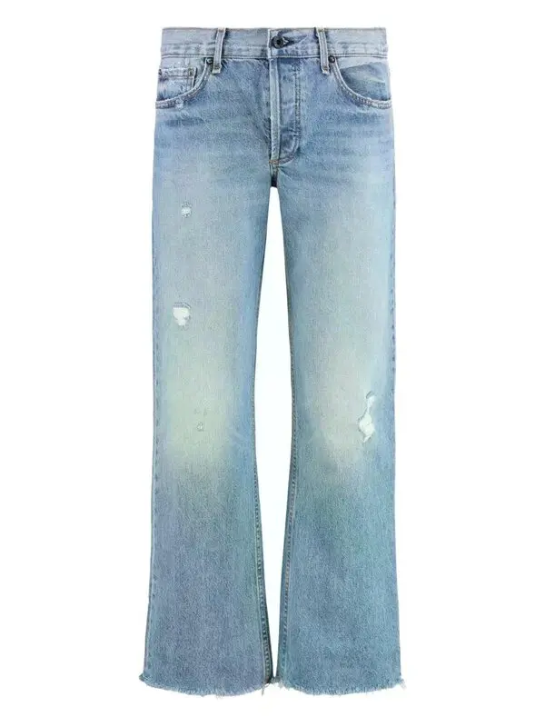 ASKK NY Frayed-hem Jeans