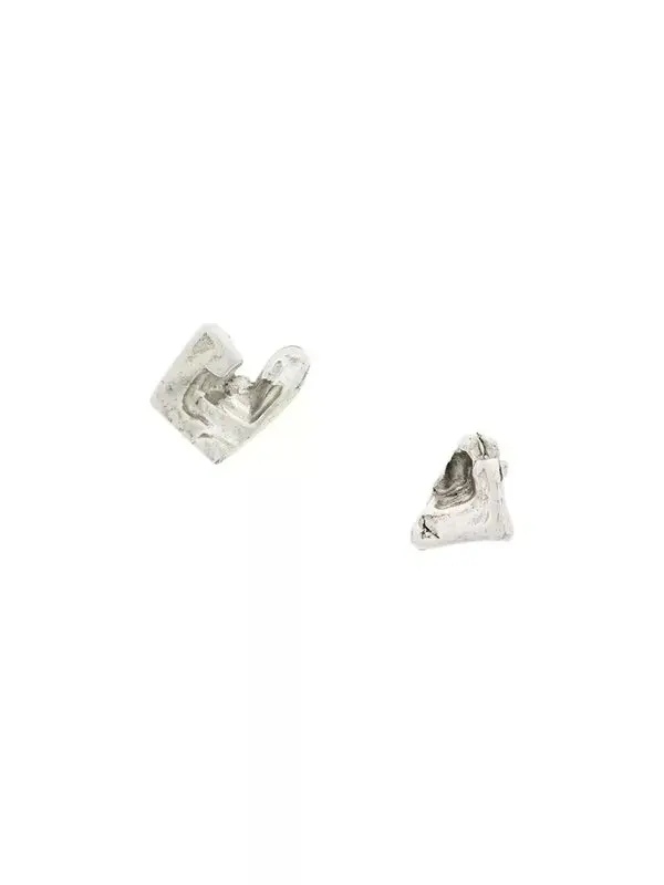 COUP DE COEUR Mini Vortex Stud Earrings - Metallic