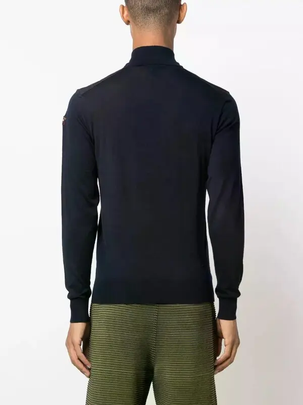 Paul & Shark Logo-patch Roll-neck Jumper