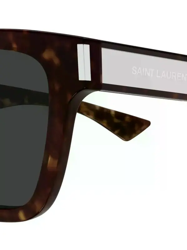 Saint Laurent Square-frame Sunglasses - Brown
