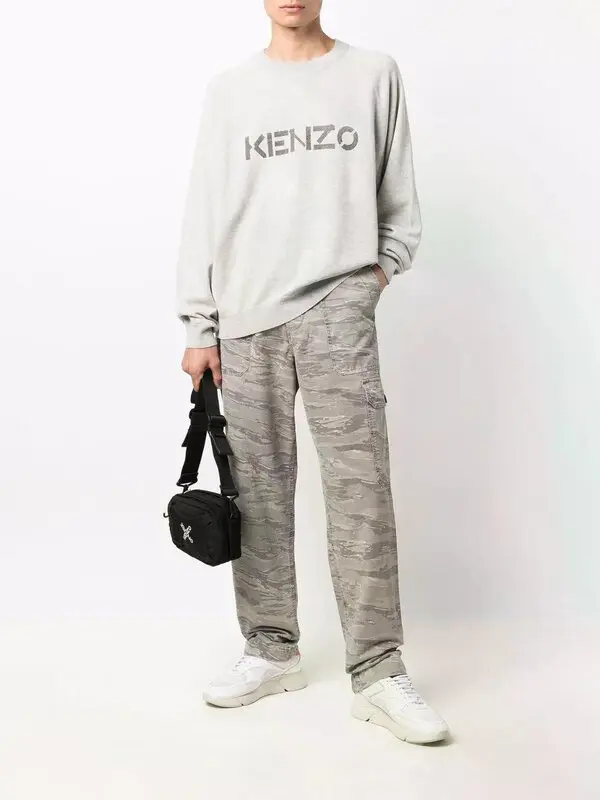 Kenzo Logo Print Crew Neck Jumper