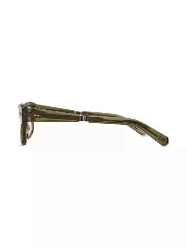 MR. LEIGHT Antoine Square Frame Glasses - Green