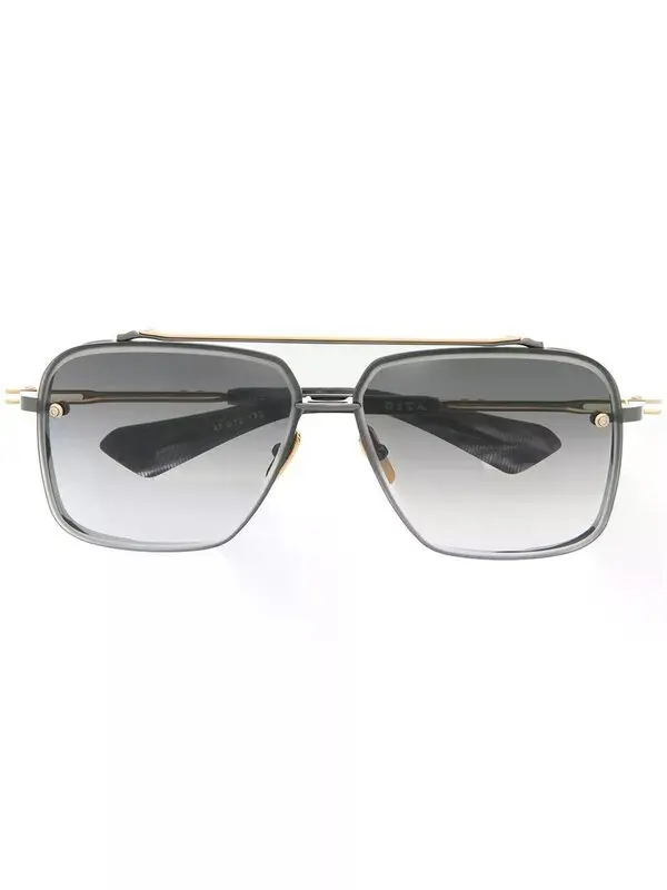 Dita Titanium Pilot Sunglasses - Black