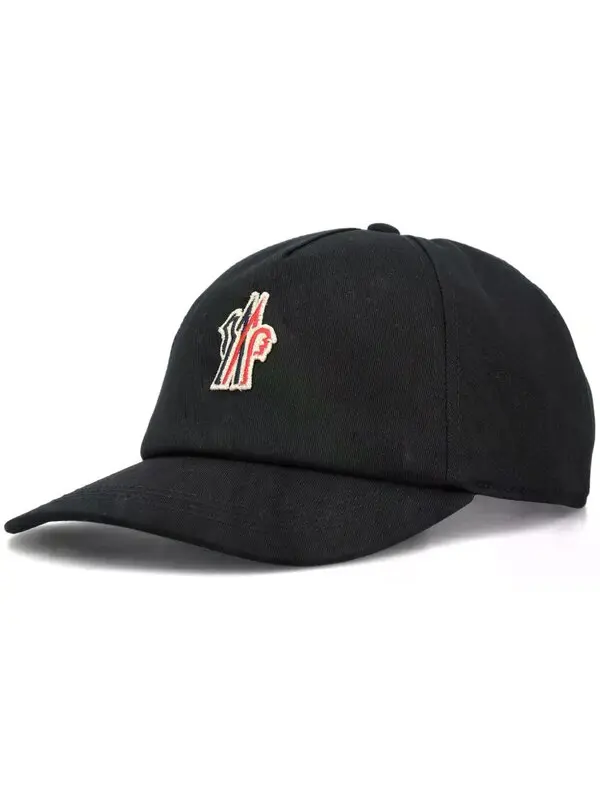 Moncler Logo-patch Baseball Cap - Blue