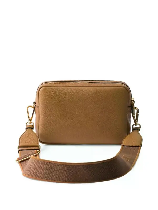 Prada Small Leather Shoulder Bag - Brown