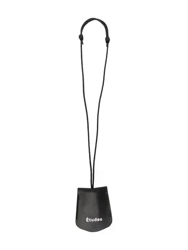 Études Studio Logo-print Leather Pouch - Black
