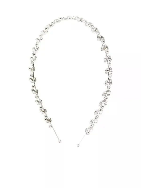 JENNIFER BEHR Roselyn Crystal-embellished Headband - Silver