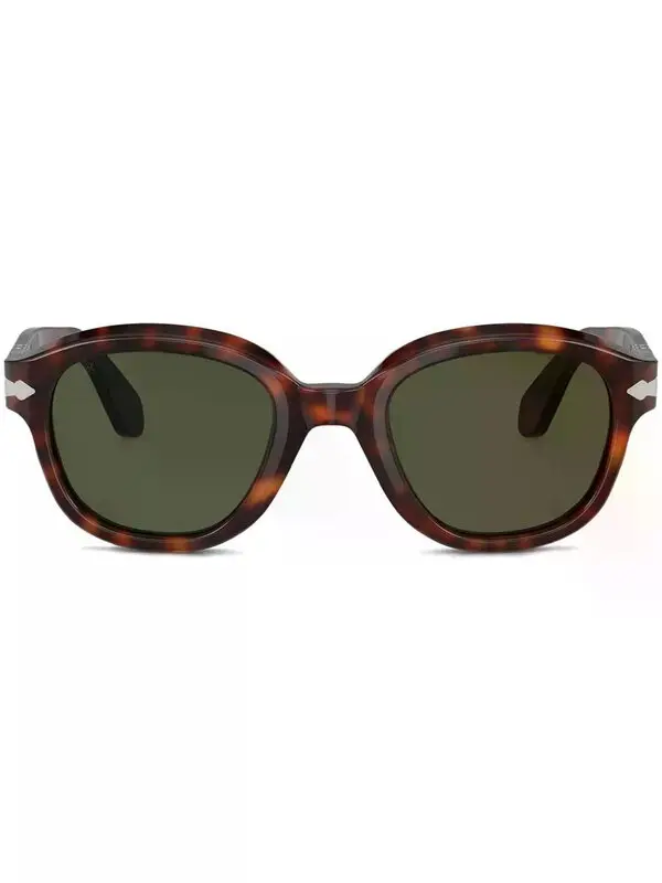 Persol Tortoiseshell-effect Pantos Frame Sunglasses