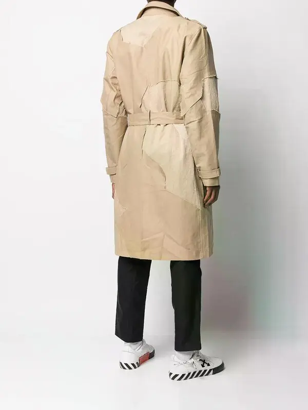 MOSTLY HEARD RARELY SEEN Two-tone Double-breasted Coat