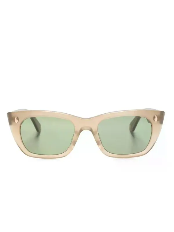 Garrett Leight Geometric Sunglasses