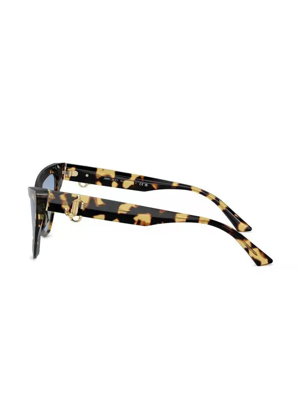 JIMMY CHOO Sol Cat Eye Sunglasses - Brown
