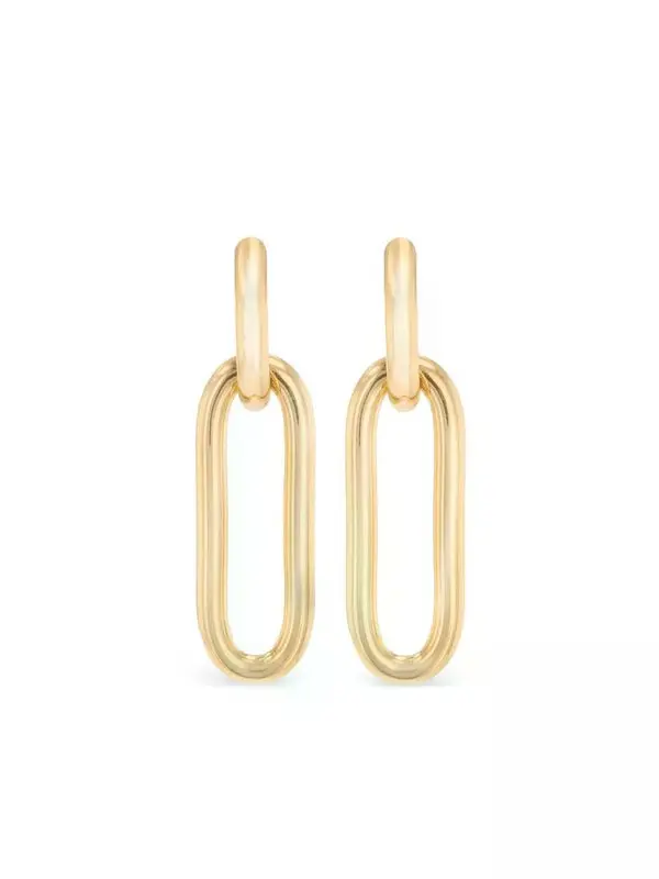 PRAGNELL 18kt Yellow Havana Drop Earrings - Gold