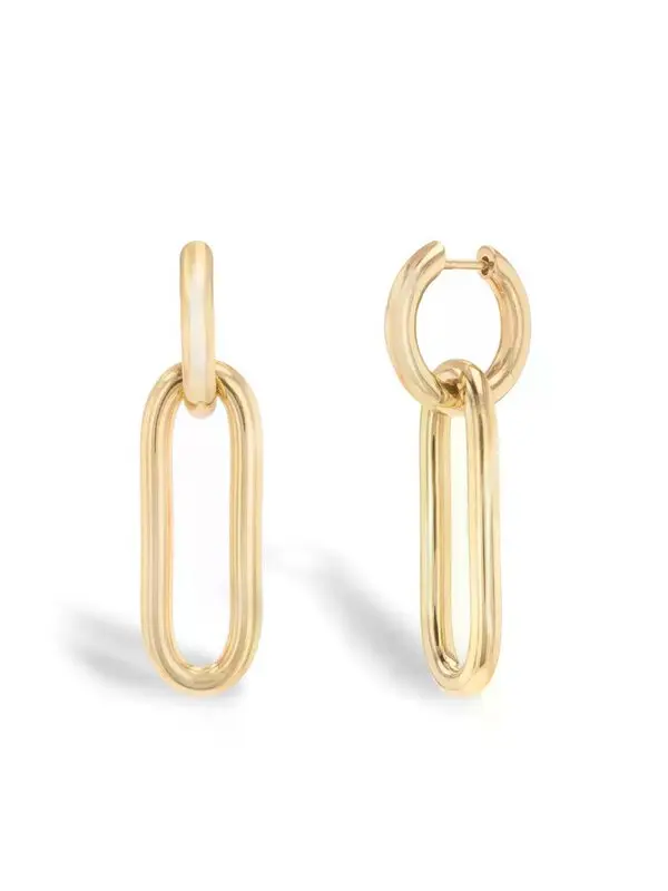 PRAGNELL 18kt Yellow Havana Drop Earrings