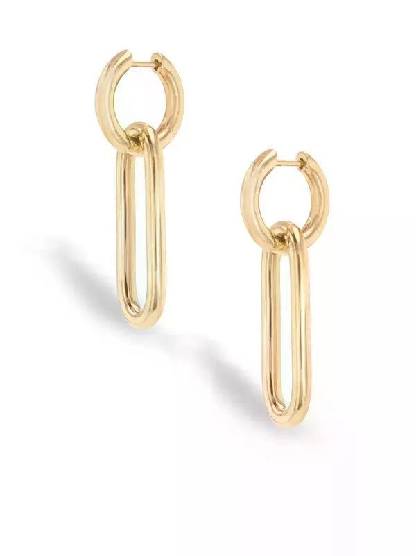 PRAGNELL 18kt Yellow Havana Drop Earrings