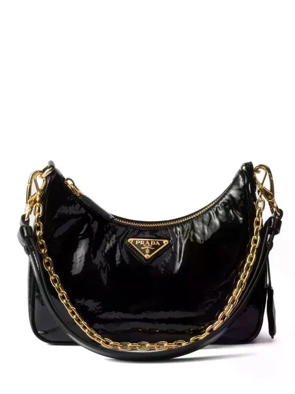 Prada Mini Re-edition Shoulder Bag - Black