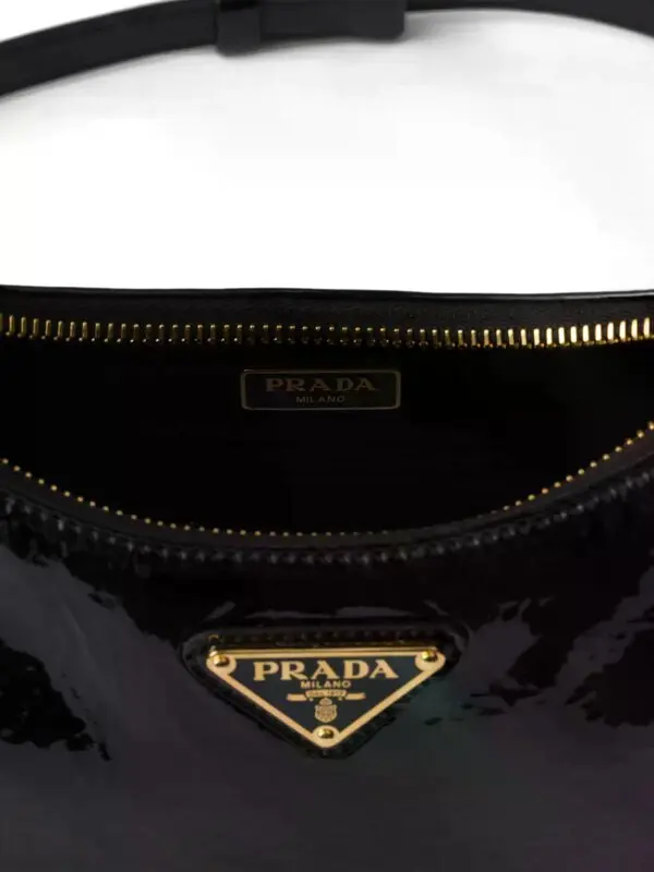 Prada Mini Re-edition Shoulder Bag - Black