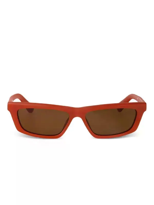Jacquemus Rectangle-frame Sunglasses - Orange