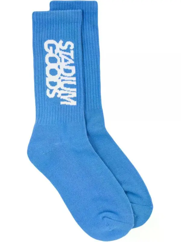 STADIUM GOODS Logo Crew Socks - Blue