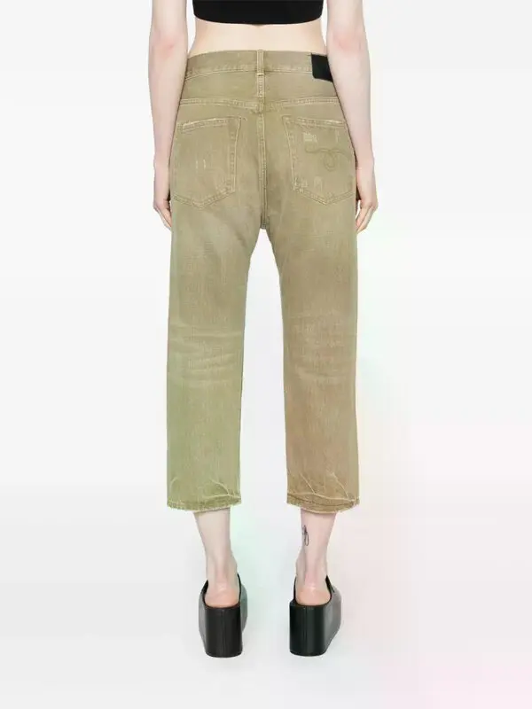 R13 Low-rise Cropped Jeans