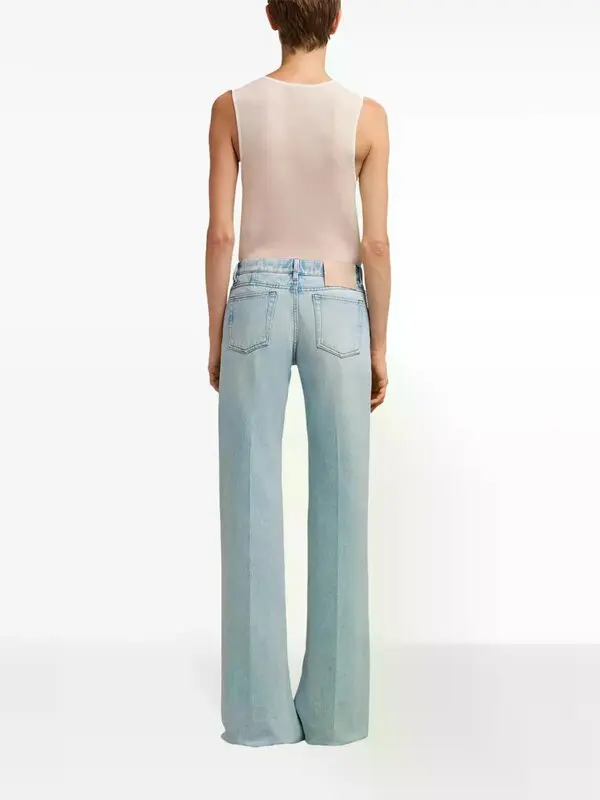 AMI Paris Flared-leg Cotton Jeans