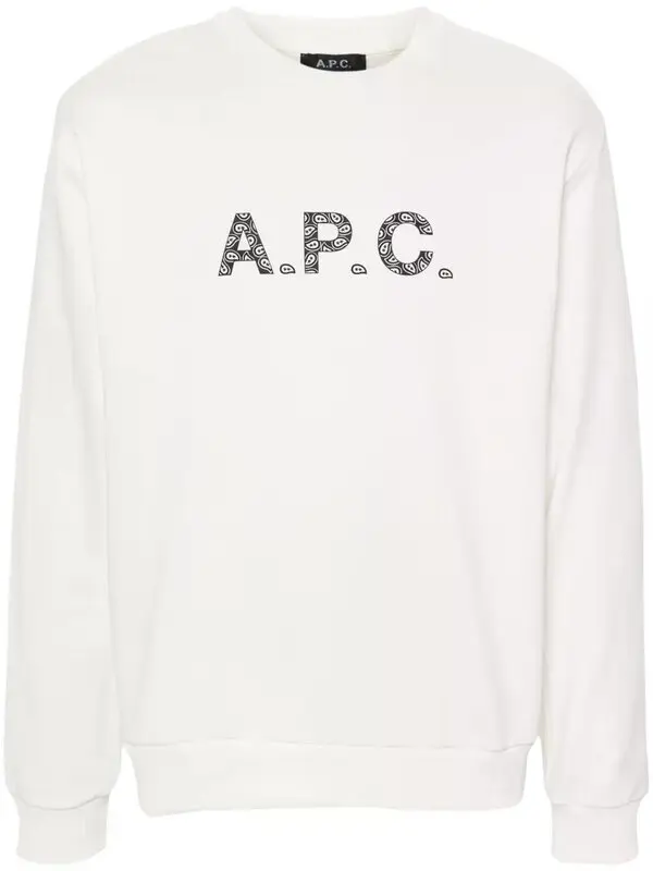 A.p.c. Timothy Cotton Sweatshirt - White