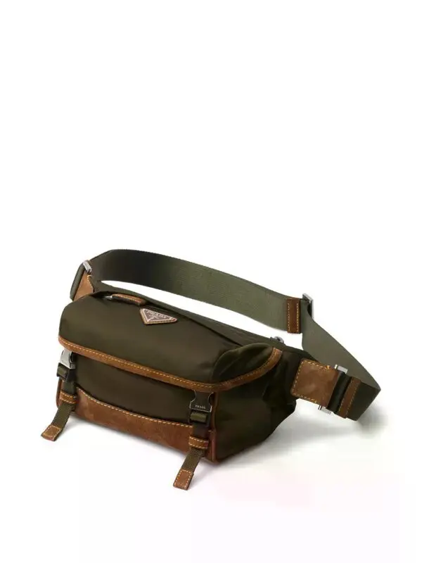 Prada Canvas Utility Shoulder Bag