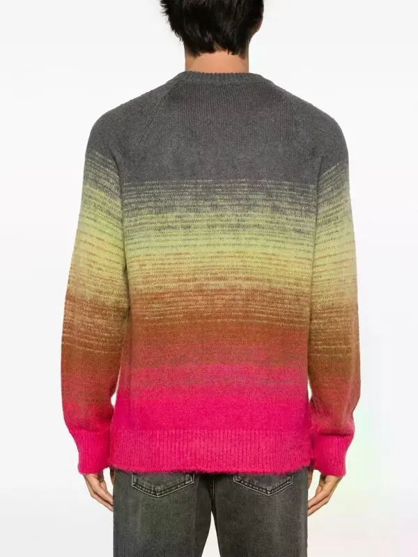 LANEUS Gradient-effect Textured Jumper