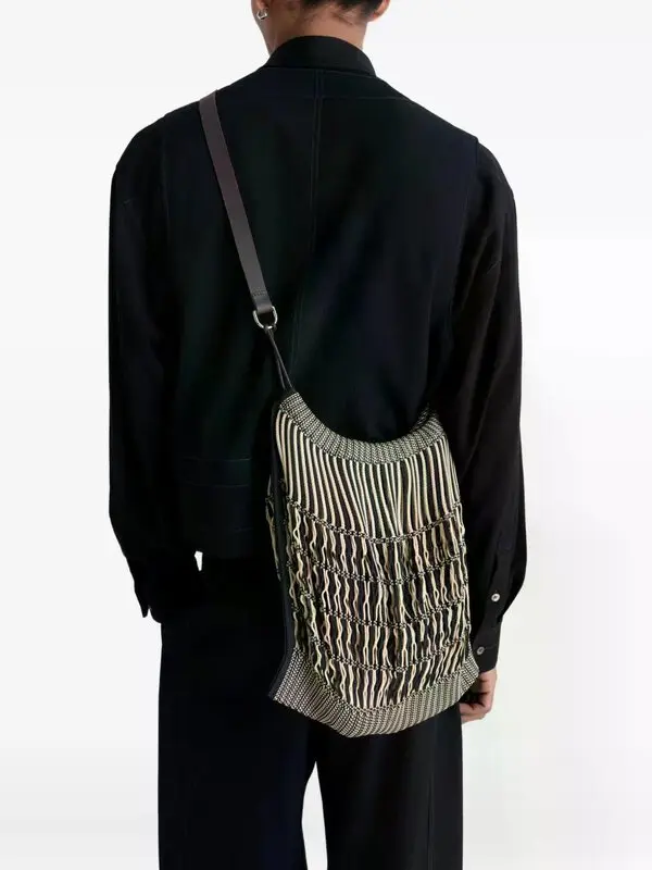 LEMAIRE Large Net Messenger Bag - Neutrals
