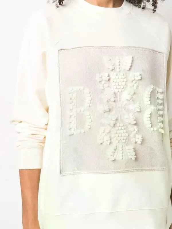 BARRIE B-logo Sweatshirt - Neutrals