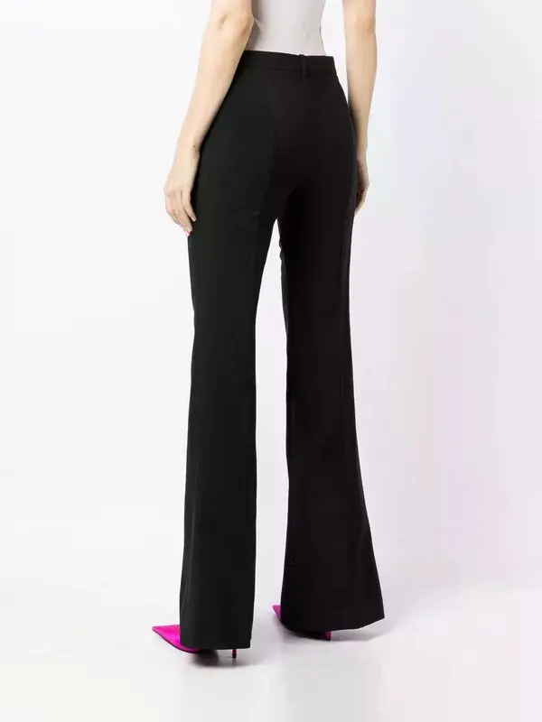 Versace Flared Low-rise Trousers