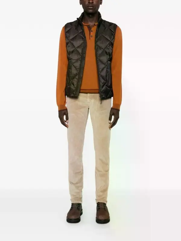 Jacob Cohen Slim-cut Corduroy Trousers - Neutrals