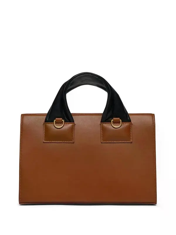 Nanushka Logo-stamp Tote Bag - Brown