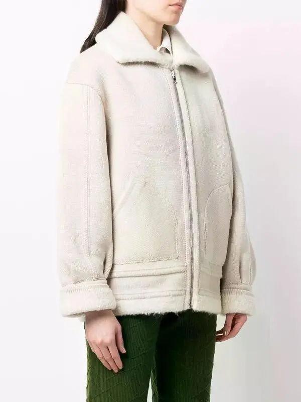 BARRIE Woven Bomber Jacket