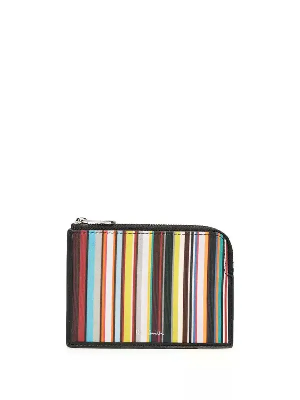 Paul Smith Signature Stripe Wallet - Black