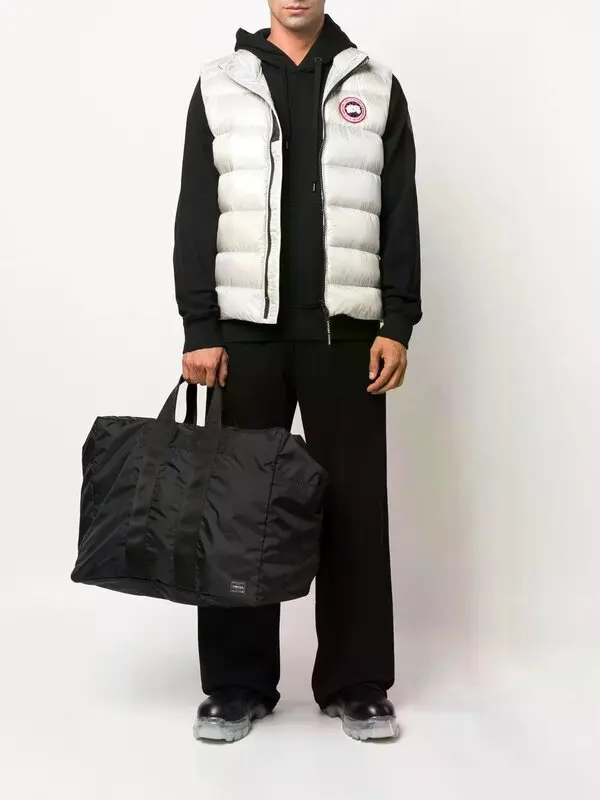Canada Goose Crofton Logo-patch Padded Gilet - Silver