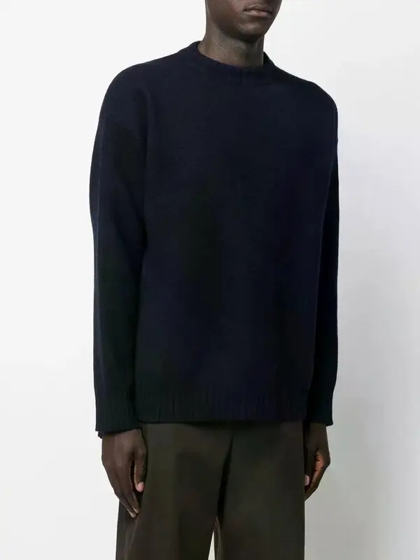 JIL SANDER Drop Shoulder Long Sleeve Jumper