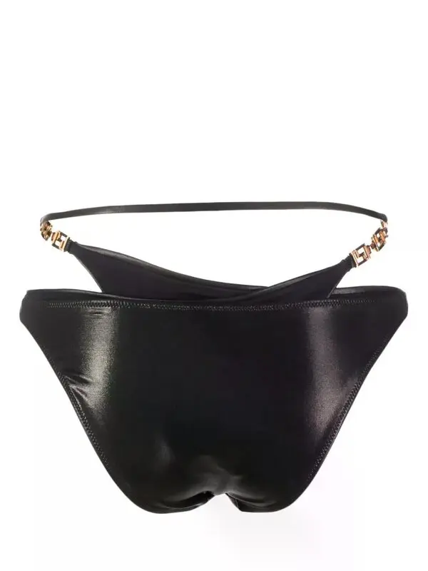 Versace Greca-detailed Layered Bikini Bottom