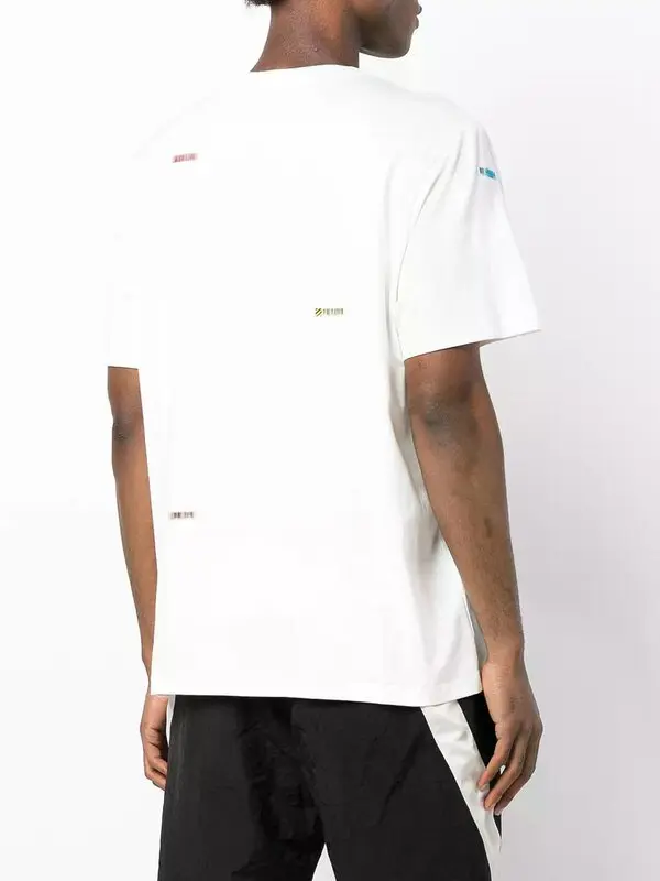 MOSTLY HEARD RARELY SEEN Barcode Patch Cotton T-shirt