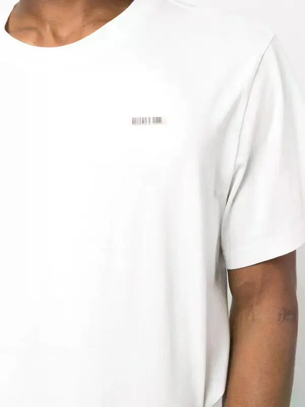 MOSTLY HEARD RARELY SEEN Barcode Patch Cotton T-shirt
